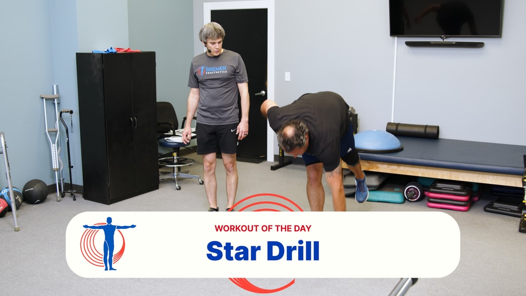Star Drill (Amputee Exercise)